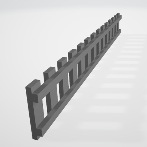 Free 3MF file Rail minecraft 🦸 ・3D printer design to download・Cults