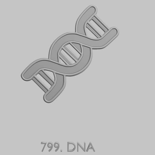 dna emoji black and white