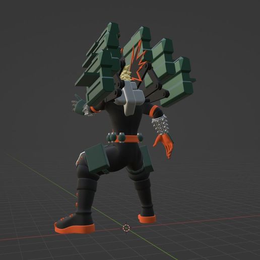 💥 Katsuki Bakugo Strafe Panzer - My Hero Academia・ STL File for 3D ...