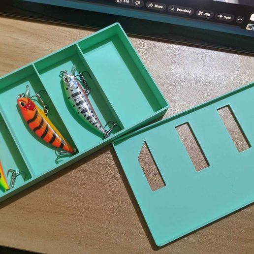 🎣 Lure Case・Free STL File for 3D printing・Cults