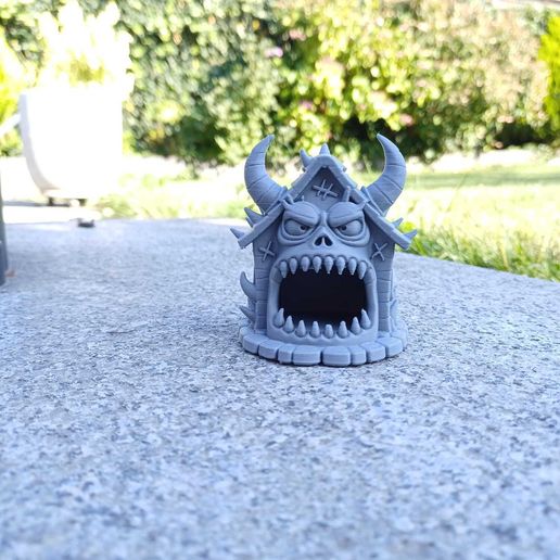 🏠 Demon Maw Cottage: una casa diminuta con una gran actitud・Archivo STL ...