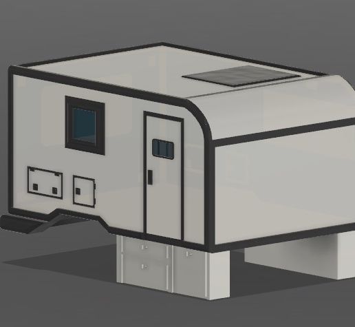 STL file Camper 1:64 scale 🚗 ・3D printer design to download・Cults