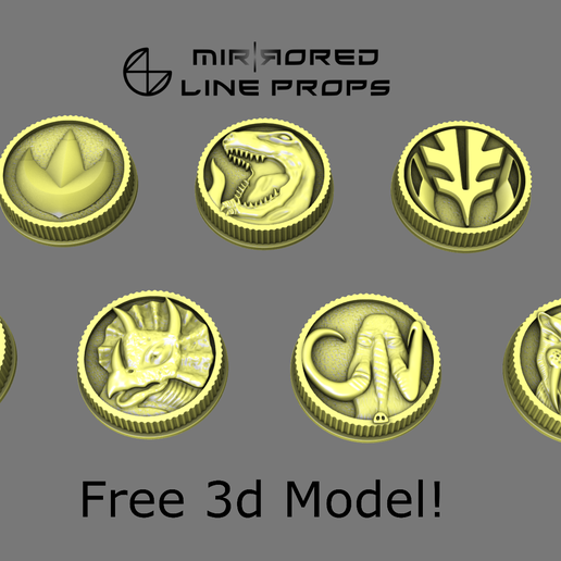 🪙 Playmates MMPR Morpher Power Coins - Original 5 + Green and White ...