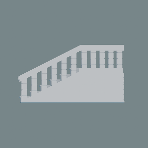 STL file 3D Staircase 🪜 (OBJ and 3MF)・3D printing design to download・Cults