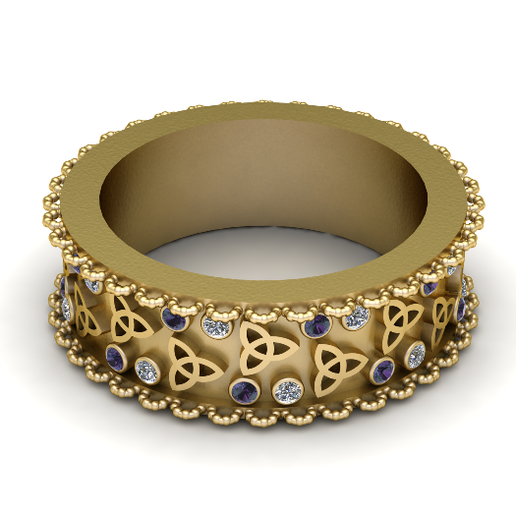 3D file GOLD WEDDING RING 3XD PRINTABLE MODEL 💒 ・Design to download and ...