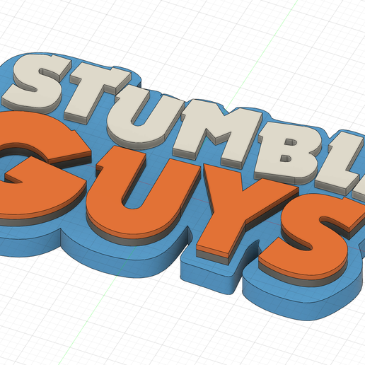 STL file STUMBLE GUYS KEYCHAIN KEYCHAIN 🗝️ ・3D print model to download ...