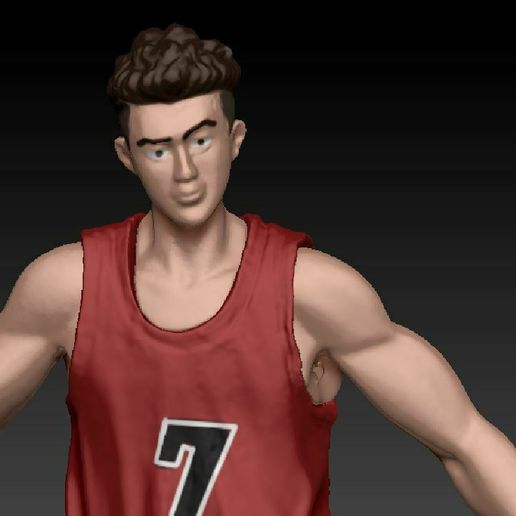 OBJ file ryota miyagi -slamdunk 🏀 ・3D printer model to download・Cults