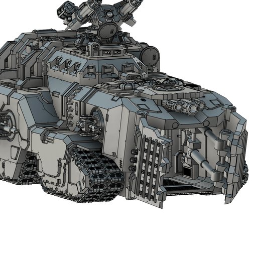 🦣 Siegebreaker Assault Carrier・ STL File for 3D printing・Cults
