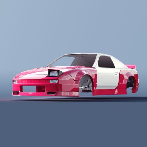 🇯🇵 NISSAN 180SX PANDEM v3 body kit・ 3D File for 3D printing・Cults
