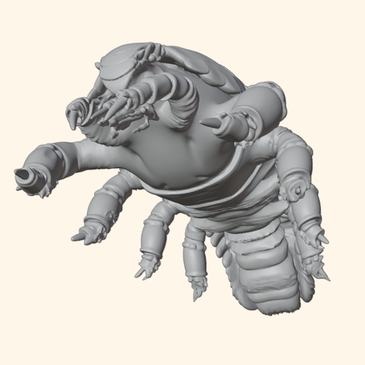 👹 Trilobite Creature・Free STL File for 3D printing・Cults
