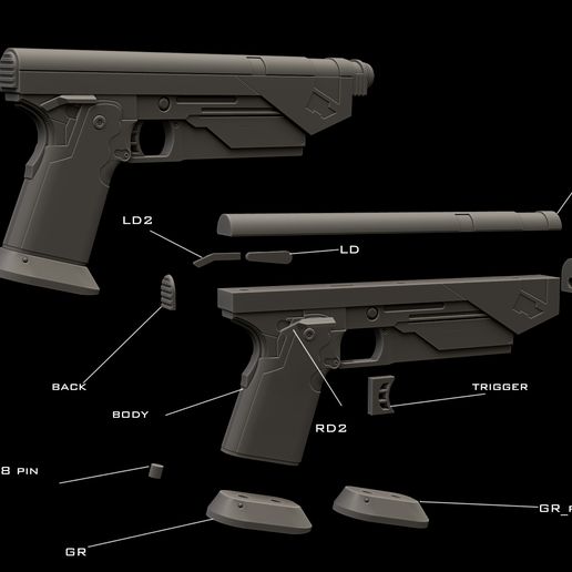 👽 Custom blaster digital DIY inspired by the Westar 35・ 3D File for ・Cults