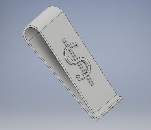 💵 Dollar clip・Free STL File for ・Cults