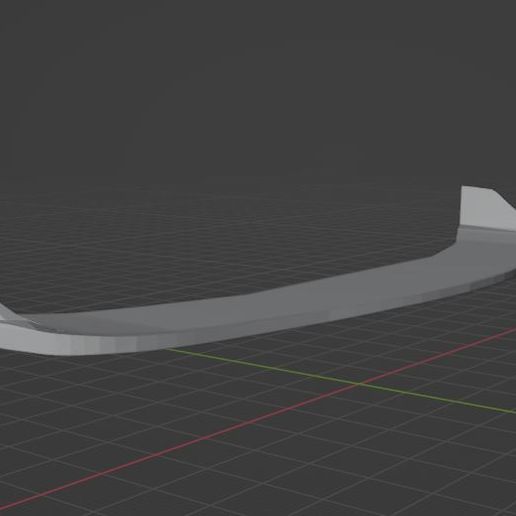 STL file Front Aero Lip with Side Vortex Generators 🚗 ・3D printer ...