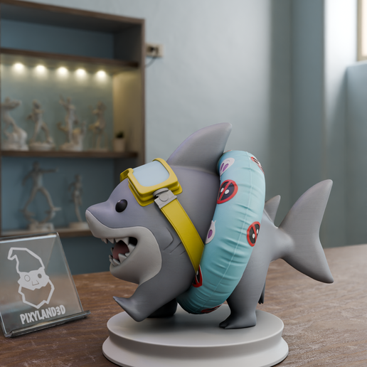 3D file Jeff the land shark - Marvel 🦈 ・Model to download and 3D print ...