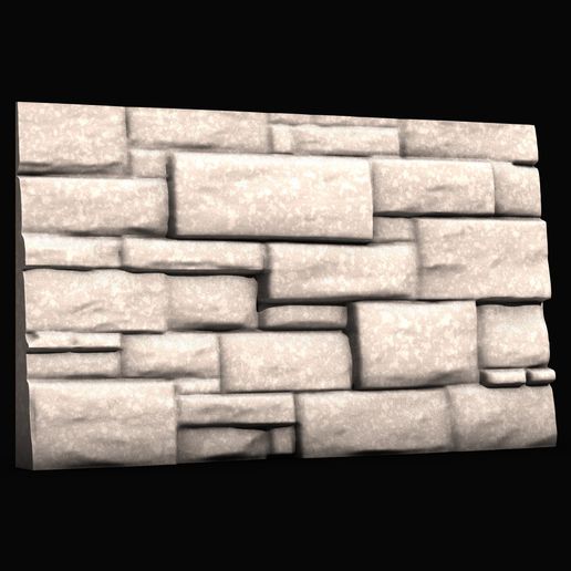 STL file Stone Wall 36 🏘️ ・3D printable model to download・Cults