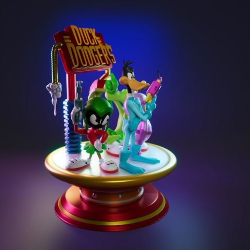 🦆 Duck Dodgers・ 3D File for 3D printing・Cults