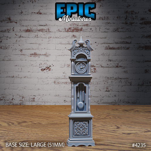 3D file Mimic Clock ‧ DnD Miniature ‧ Tabletop Miniatures ‧ Gaming ...