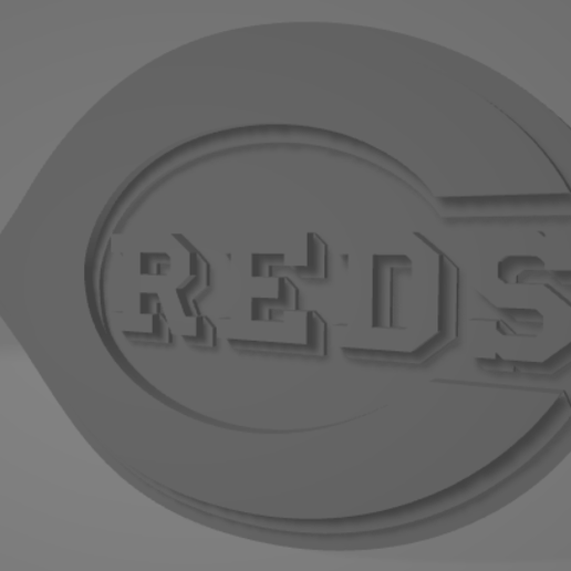 STL file Cincinnati Reds keychain 🗝️ ・3D printable model to download・Cults