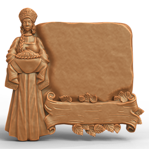 3D file 3D Model STL File for CNC Router Laser & 3D Printer 5339 Woman ...