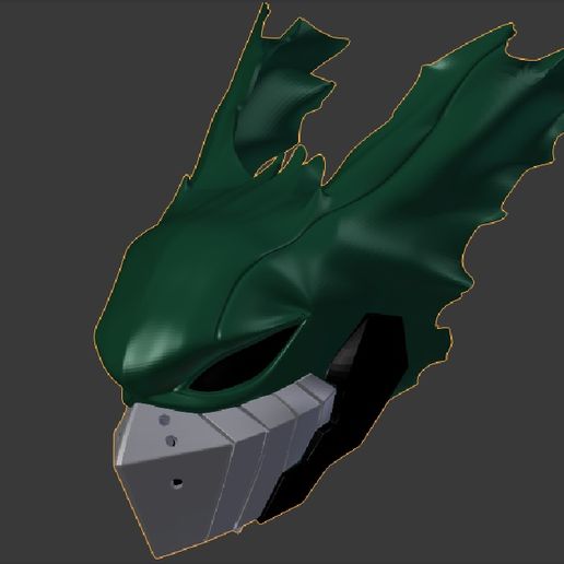🎭 Dark Deku Mask - My Hero Academia (Boku no Hero Academia)・ OBJ File ...