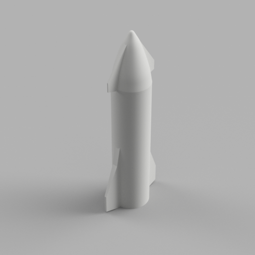 Free STL file Small Starship 🤏 ・3D printer model to download・Cults