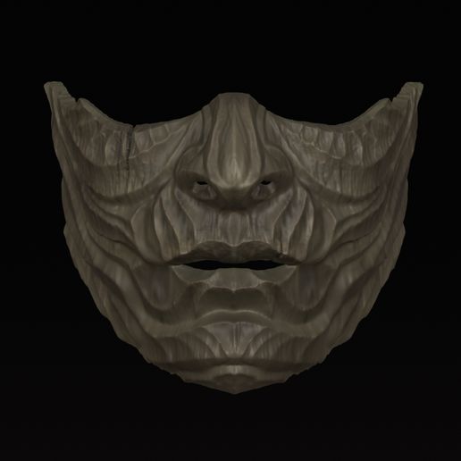 🪵 FOREST SPIRIT MASK – WEATHERED WOOD TEXTURE | ORIGINAL FANTASY ...
