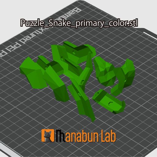 Archivo 3D 🐍Low Poly Snake Puzzle ・Modelo para descargar y imprimir en ...