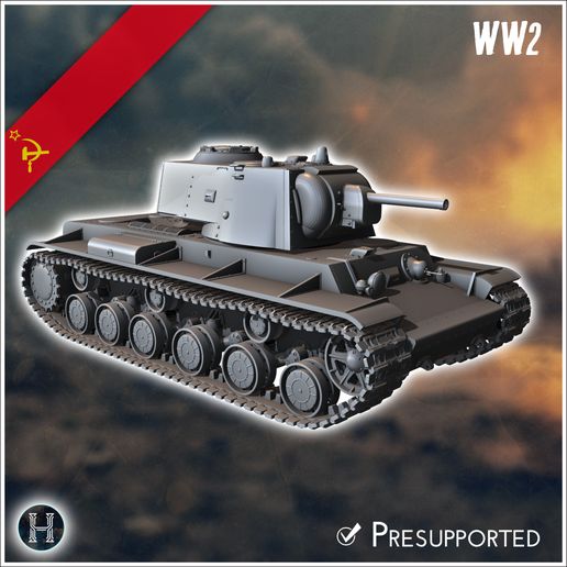 🗺️ Russian tanks pack No. 2 (KV and variants) - Soviet army WW2 Second ...