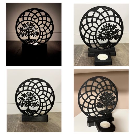 🌳 Tree of Life - candelabra, candle, lamp, lamps・ STL File for 3D ...