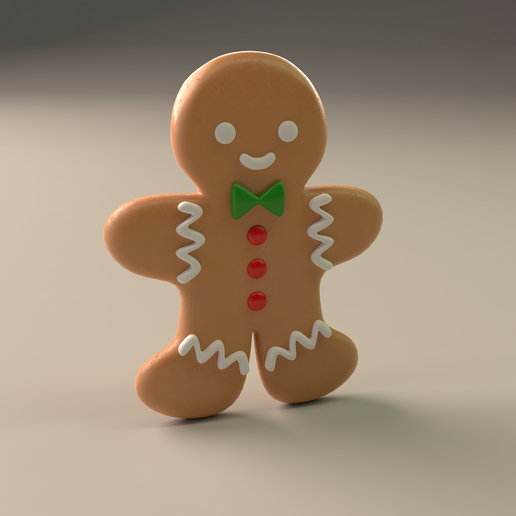 🍪 gingerbread cookie・Free STL File for ・Cults