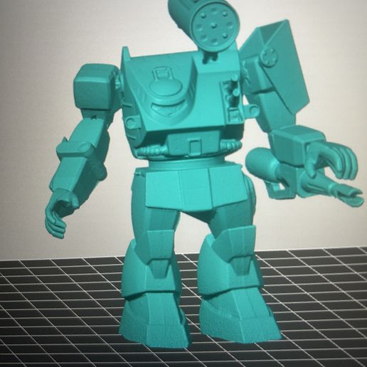 🎲 Mech Proxy Figure・Free STL File for 3D printing・Cults