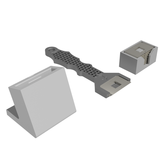 🧞‍♂️ PRINTBED SCRAPER (ERGONOMIC, PRINTABLE BLADES) / PRINTBED SCRAPER ...