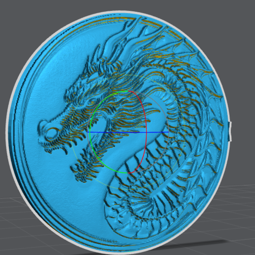 🐉 dragon of the day 20250530 coin token wall art・ STL File for 3D ...