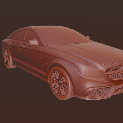 🚗 MERCEDES BENZ CLS 63 AMG 2015・ STL File for 3D printing・Cults