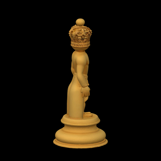 ♟️ human chess pieces chess king・ STL File for 3D printing・Cults