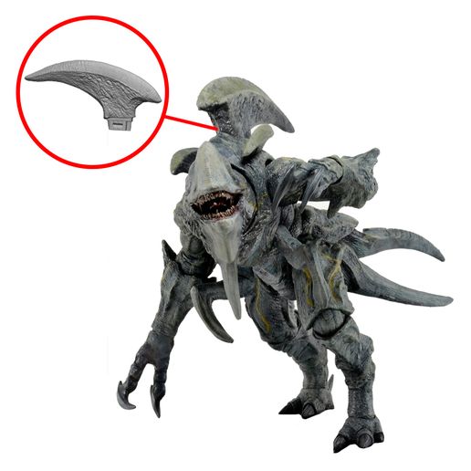 🗿 NECA Pacific Rim Mutavore Fin/Spine Replacement Part・ OBJ File for 3D ...
