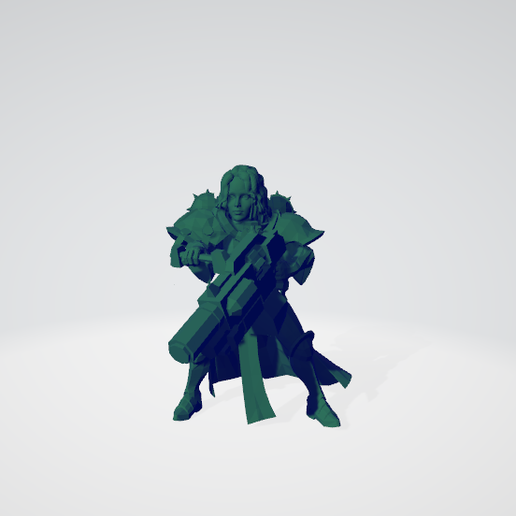 Free 3D file battle nuns 2 👼 ・3D print design to download・Cults