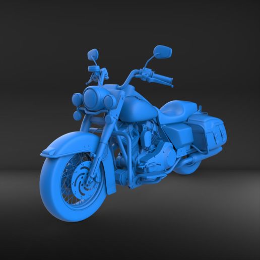 🏍️ Harley Davidson Road King Motorcycle STL・ STL File for 3D printing・Cults