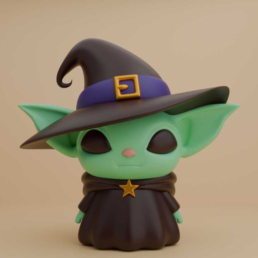 baby yoda halloween coloring pages