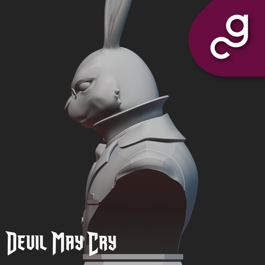 🐇 White Rabbit | Devil May Cry・ STL File for 3D printing・Cults