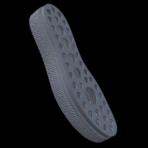 STL file SIZE 40 GAZELLE SHOES SOLE AND MAQUETTE STL AND IGS FILES 👟 ...