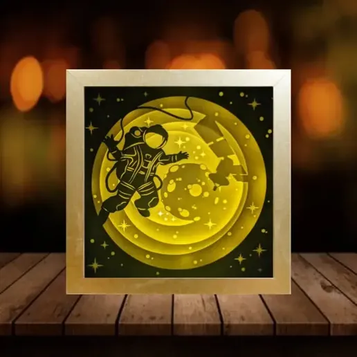 3d astronaut template