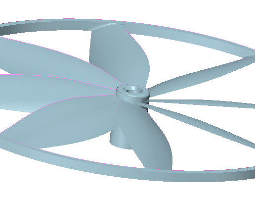 🪶 Drone fan 8 wing・ STL File for 3D printing・Cults