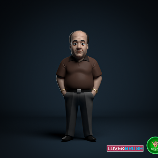 👾 The Sopranos | Tony Soprano | Tony Soprano.・ STL File for 3D printing ...