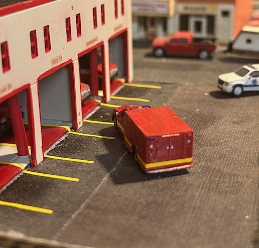 ⛑️ Mini Rescue Fire Truck N Scale・ STL File for 3D printing・Cults