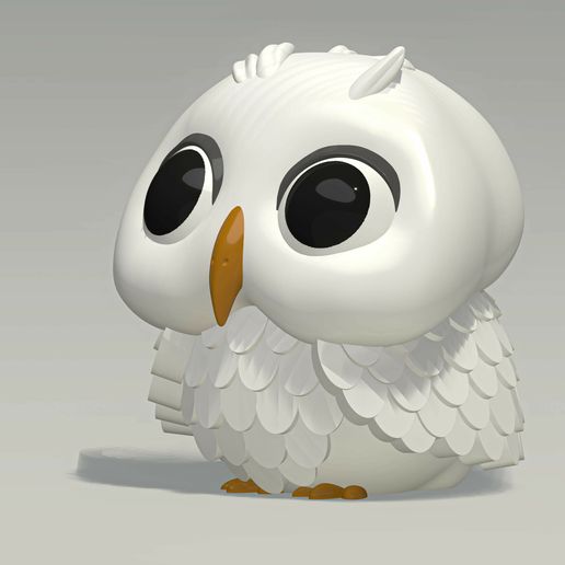 Free STL file Chubby Baby Owl 👶 ・3D printer design to download・Cults