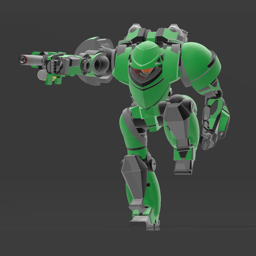🪖 American Mecha Samson Mk2 Battlearmor 6mm squad scale・ 3D File for 3D ...