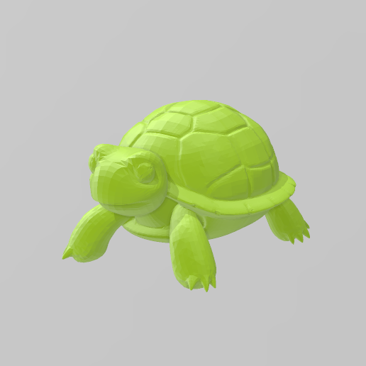 🐢 CUTE TURTLE・ STL File for 3D printing・Cults