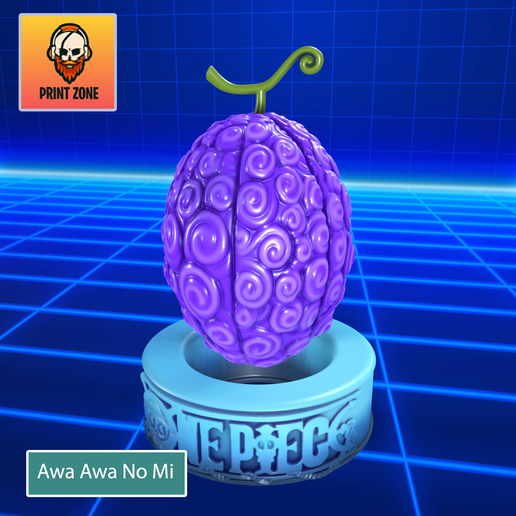 😈 Awa Awa No Mi _ Kalifa (DEVIL FRUIT OF ONE PIECE) .STL FILE・ STL File ...
