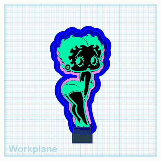 👾 Betty Boop 2・ STL File for 3D printing・Cults
